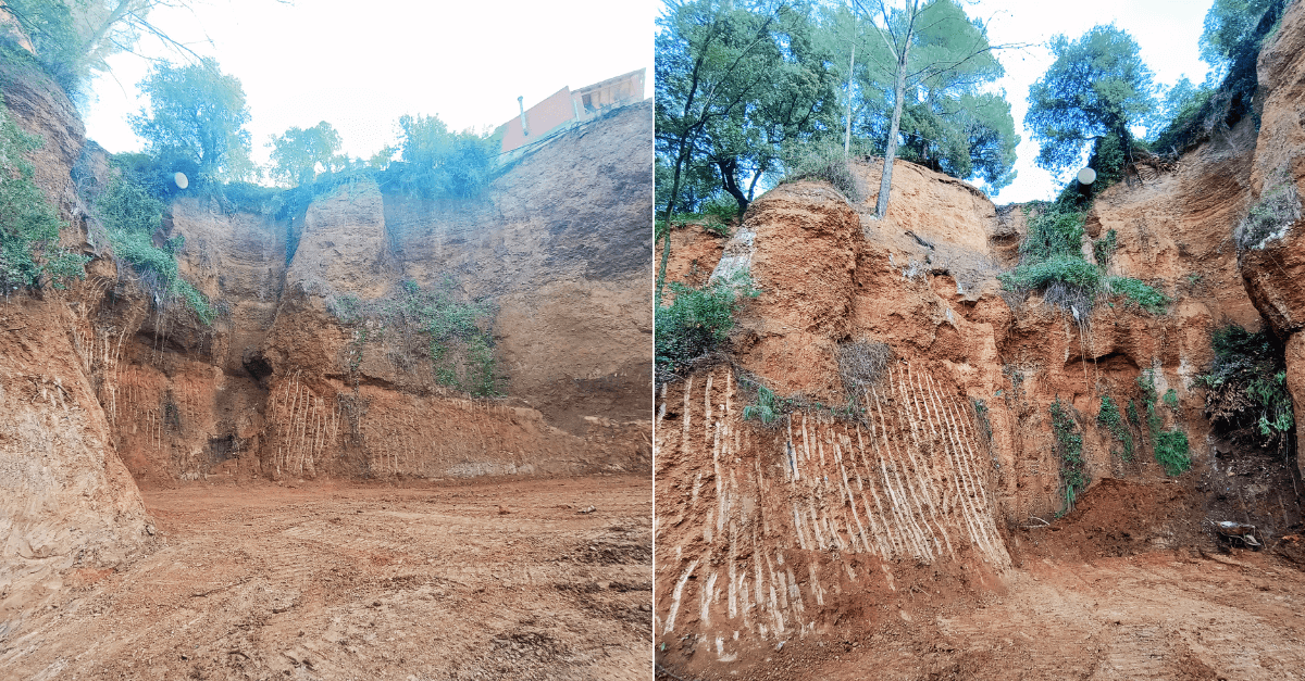 Soil Nailing Desnivel Barcelona - Grupo Desnivel